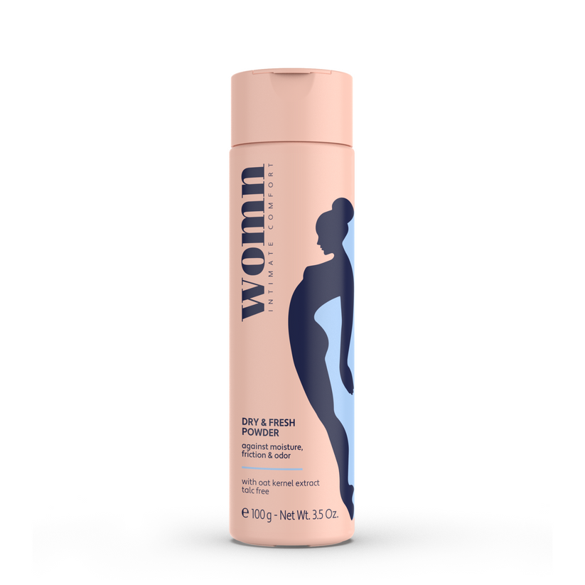 Talc-Free Body Powder for Sweat & Chafing | womn