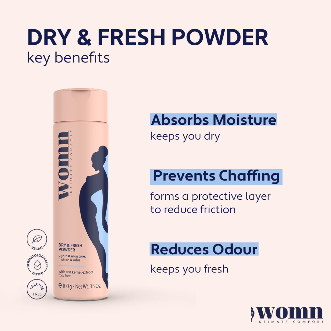 womn INTIMATE COMFORT Dry & Fresh Powder