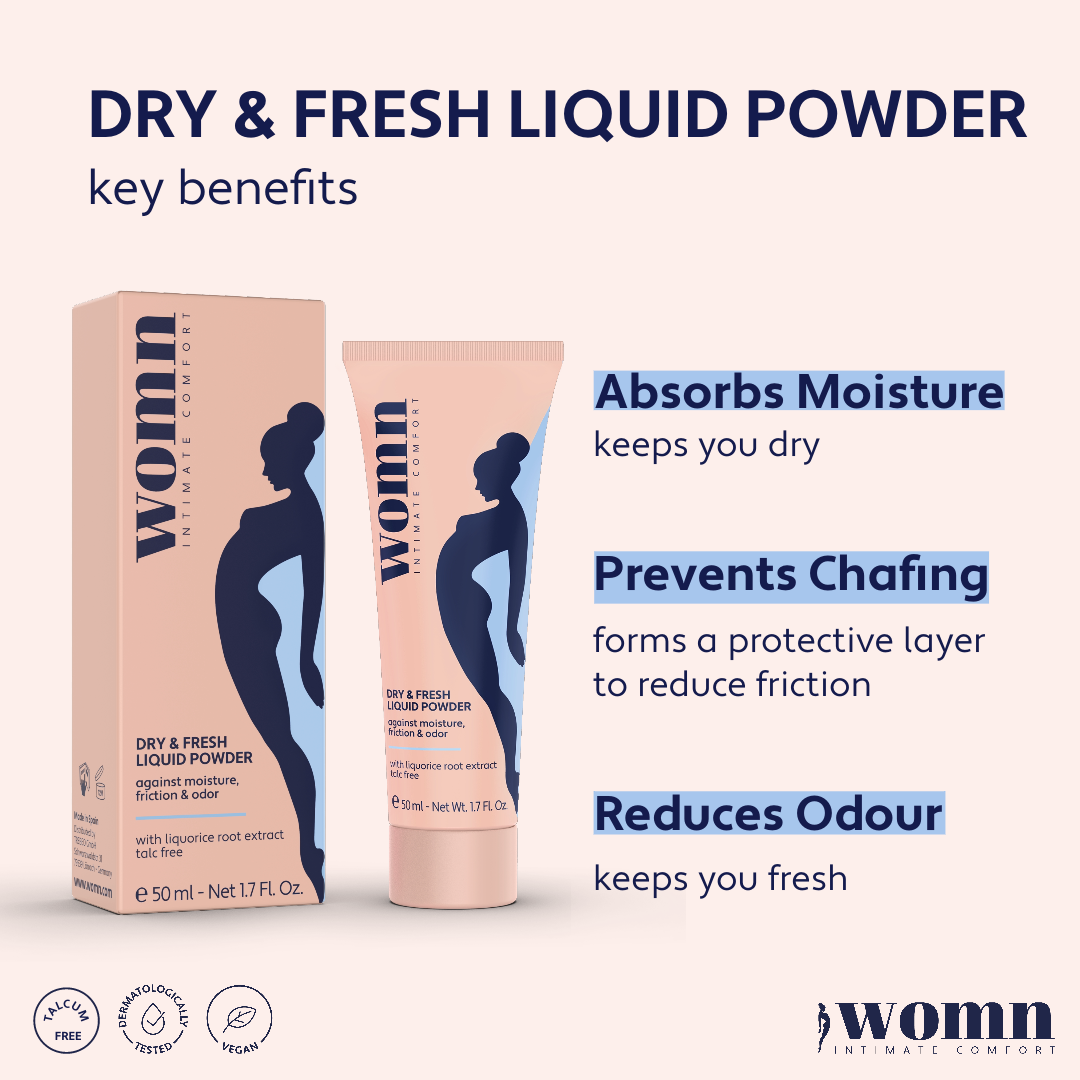 womn Dry & Fresh Liquid Powder, 50 ml